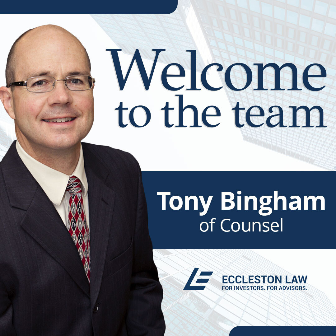Welcome Attorney Anthony Bingham - News - Eccleston Law